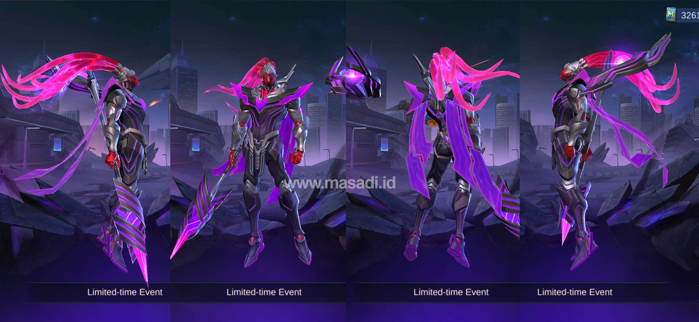 Squad Skin Baru! Alpha General Void (Abyss Squad Skin) Mobile Legends ...