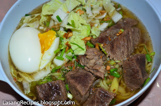Beef Mami (Beef Noodles Soup) Recipe - LasangRecipes