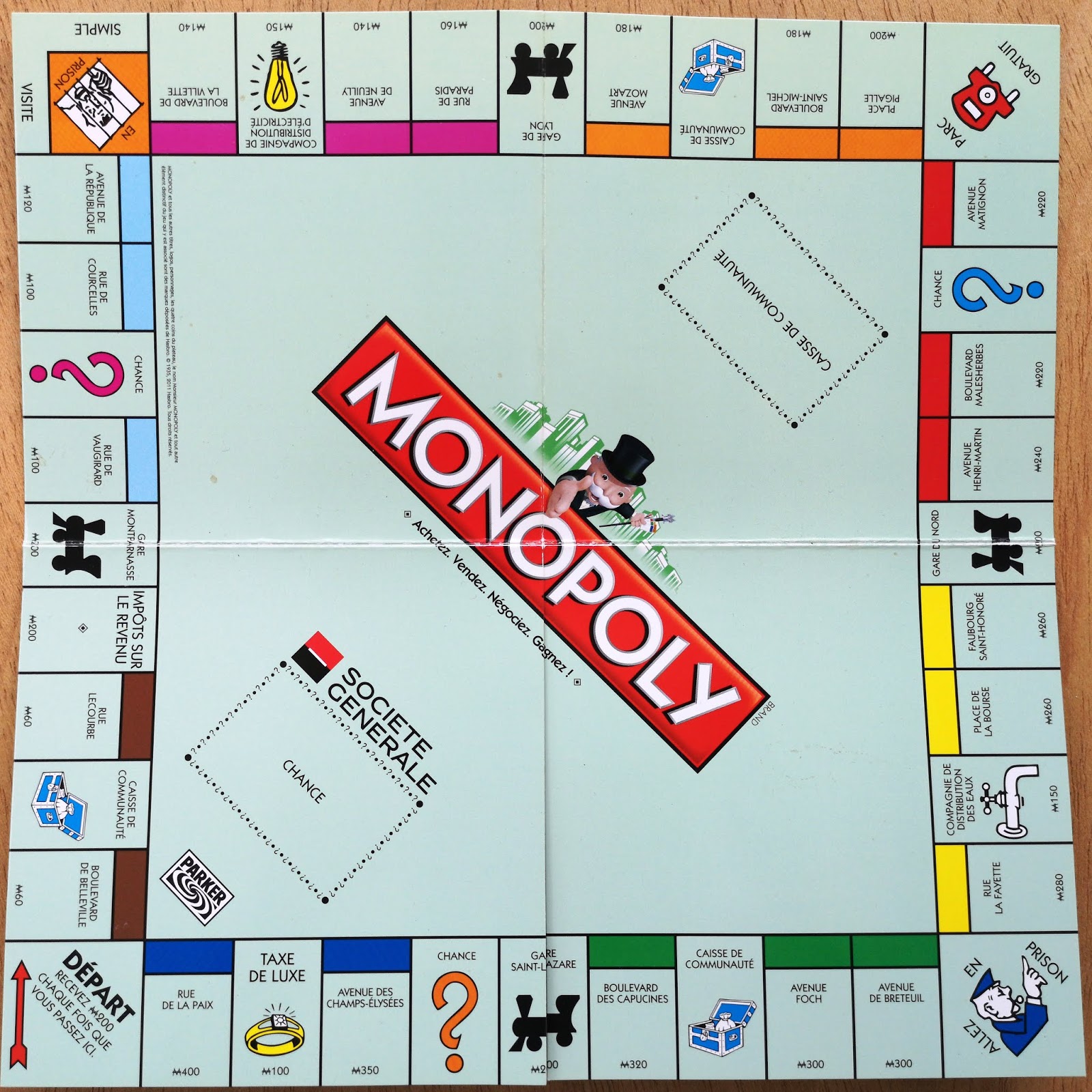 MA COLLECTION DE MONOPOLY