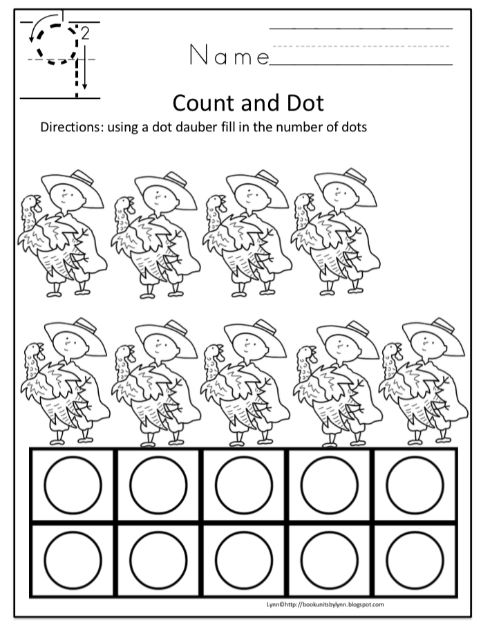 ONE LITTLE, TWO LITTLE, THREE LITTLE PILGRIMS FINE MOTOR ~ Book Units ...