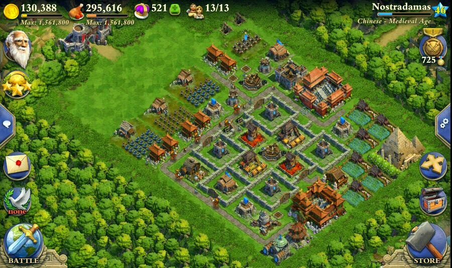 Some Awesome Medieval Age Farming Base Layouts - DomiNations Guides