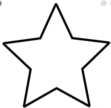 Moldes De Estrellas Gratis Para Descargar E Imprimir - Stars Template Free Printable ...