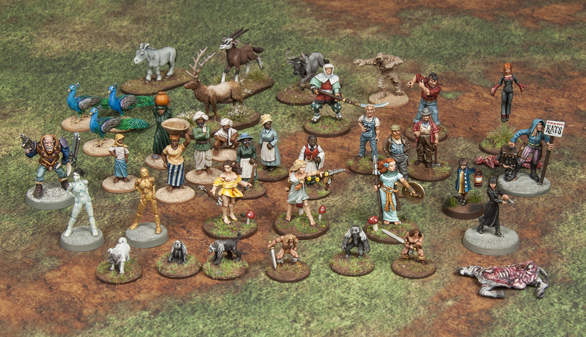 Dr. Mathias's Miniature Extravaganza: Foundry Elf Nymphs and Mushroom ...