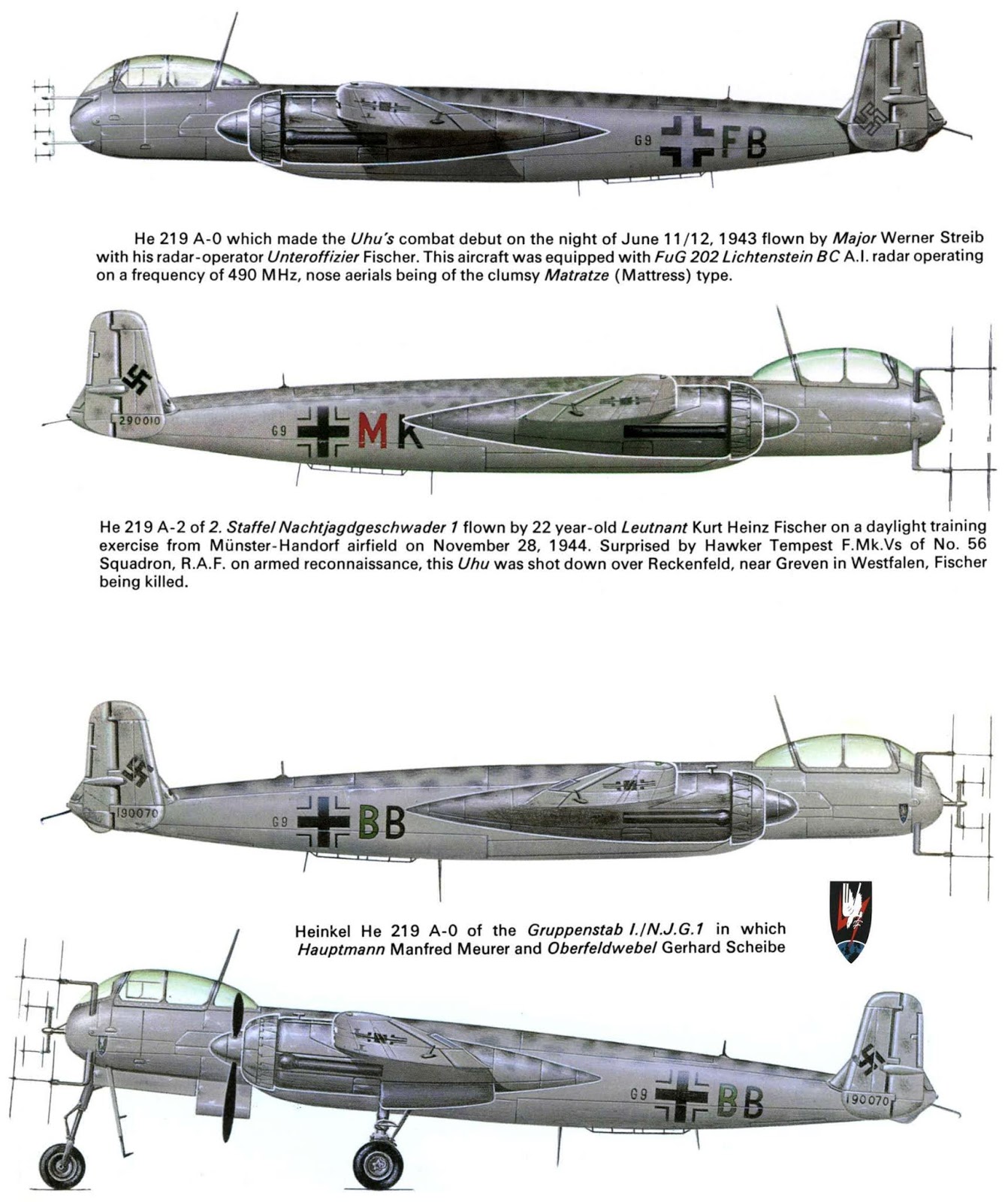 SI VIS PACEM, PARA BELLUM: L'Heinkel He 219 "Uhu" ("Eagle-Owl")