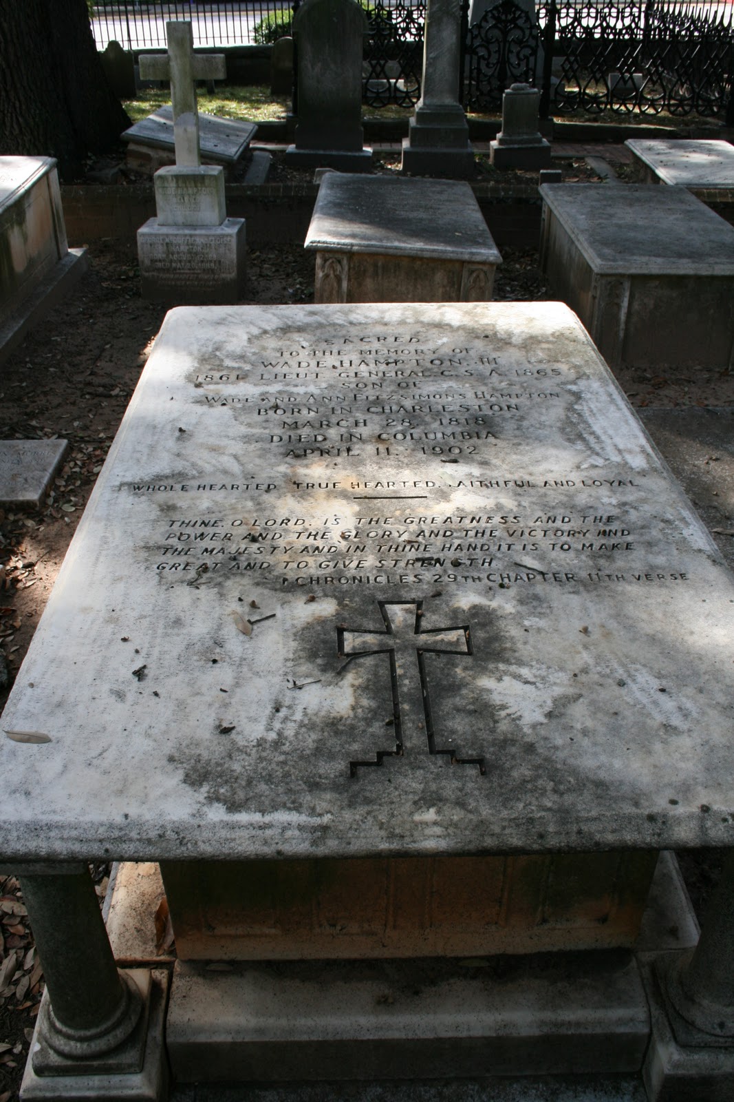 The Civil War of the United States: Wade Hampton III, born March 28, 1818