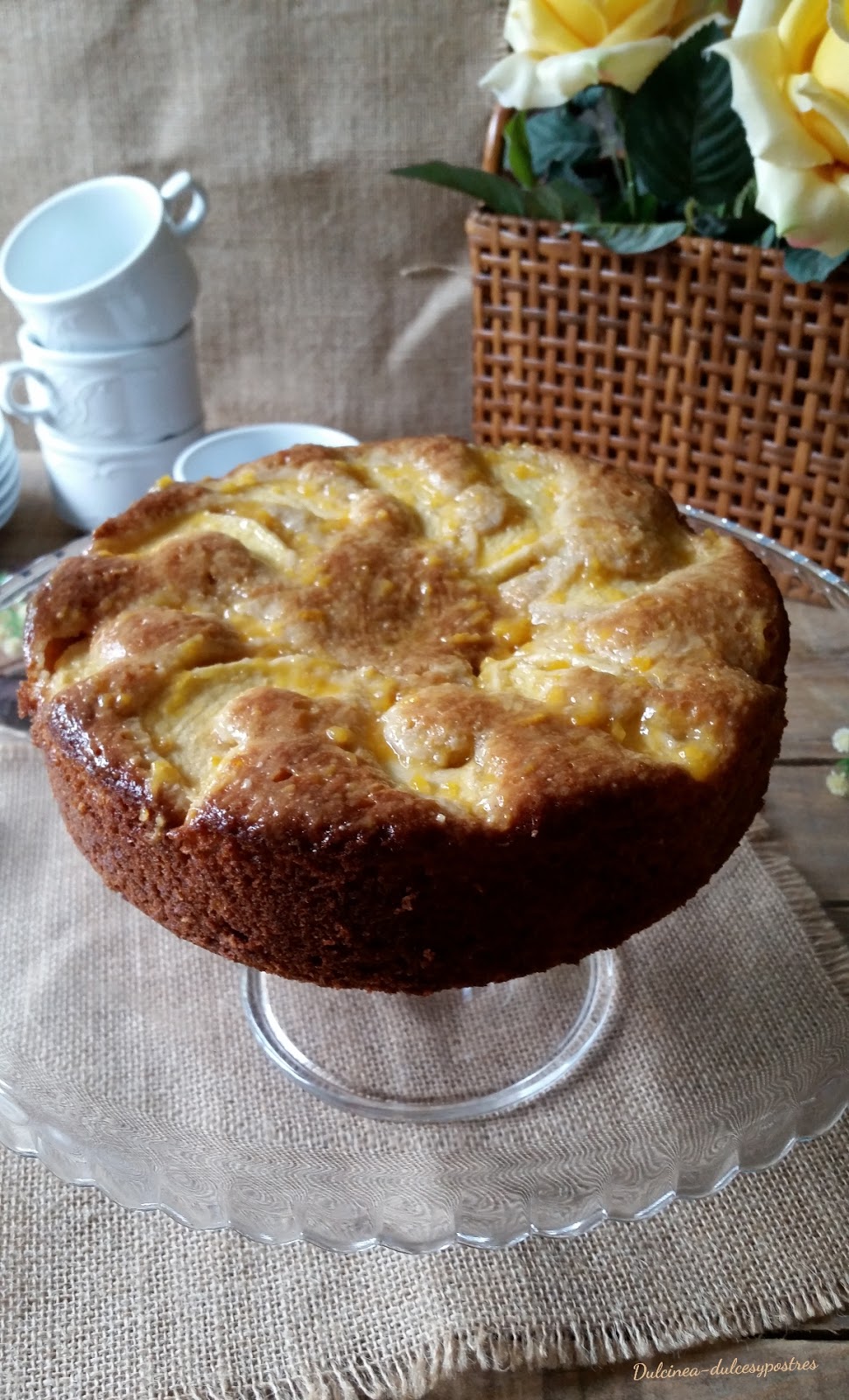 Bizcocho De Manzana Y Queso Crema