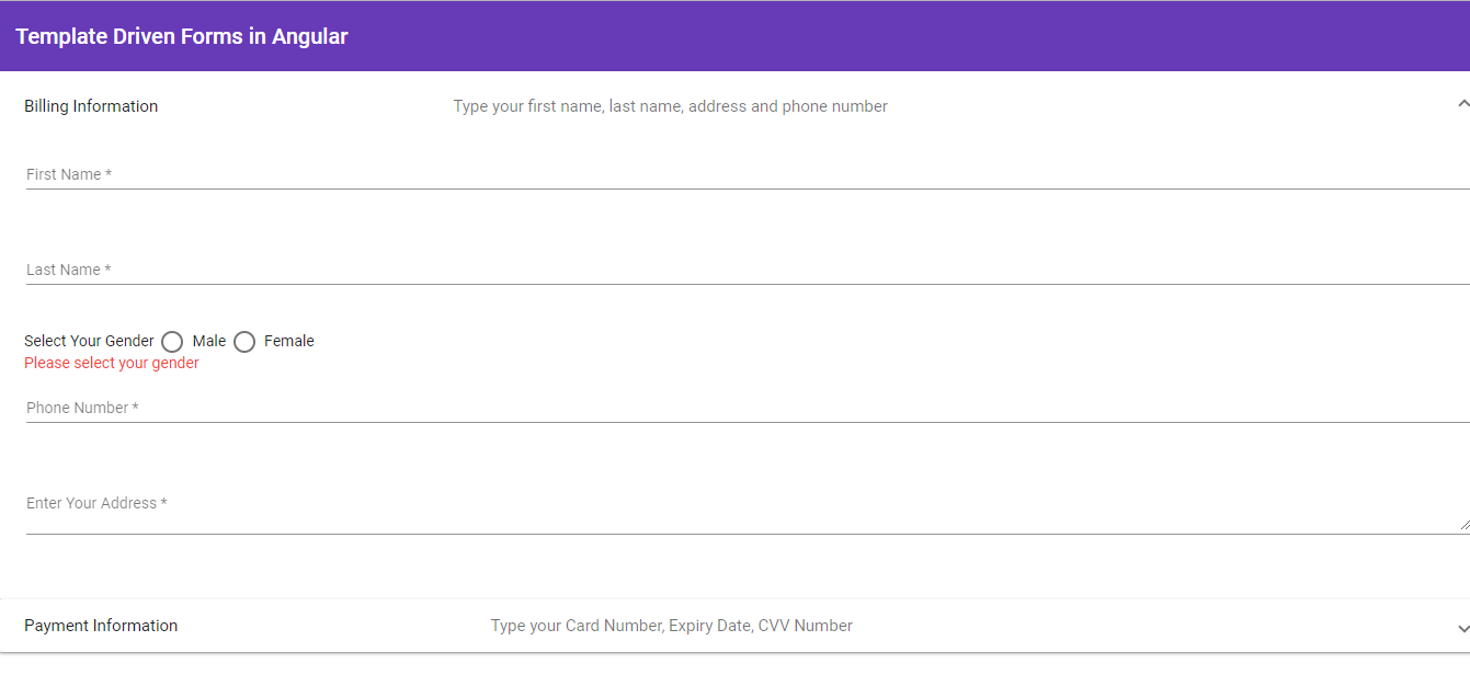 Know Everything About Angular 8 Template Driven Forms Devhelperworld