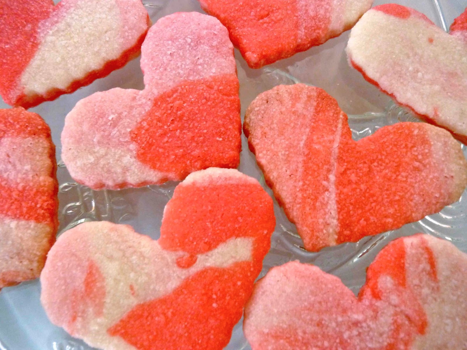 Valentine's Raspberry Vanilla Marble Heart Sugar Cookies – Diary of a ...