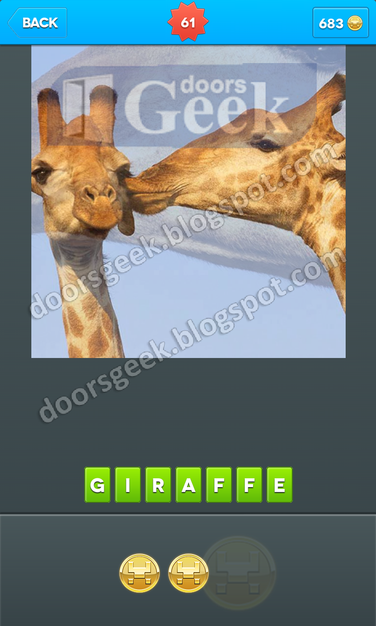 Zoomed In - Photo Word Game Level 61 ~ Doors Geek