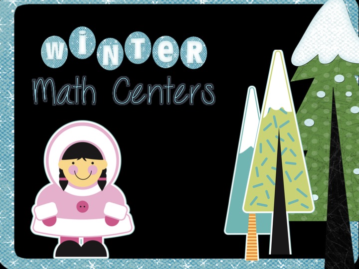 Stickers and Stars:: Winter Math Centers and a Freebie