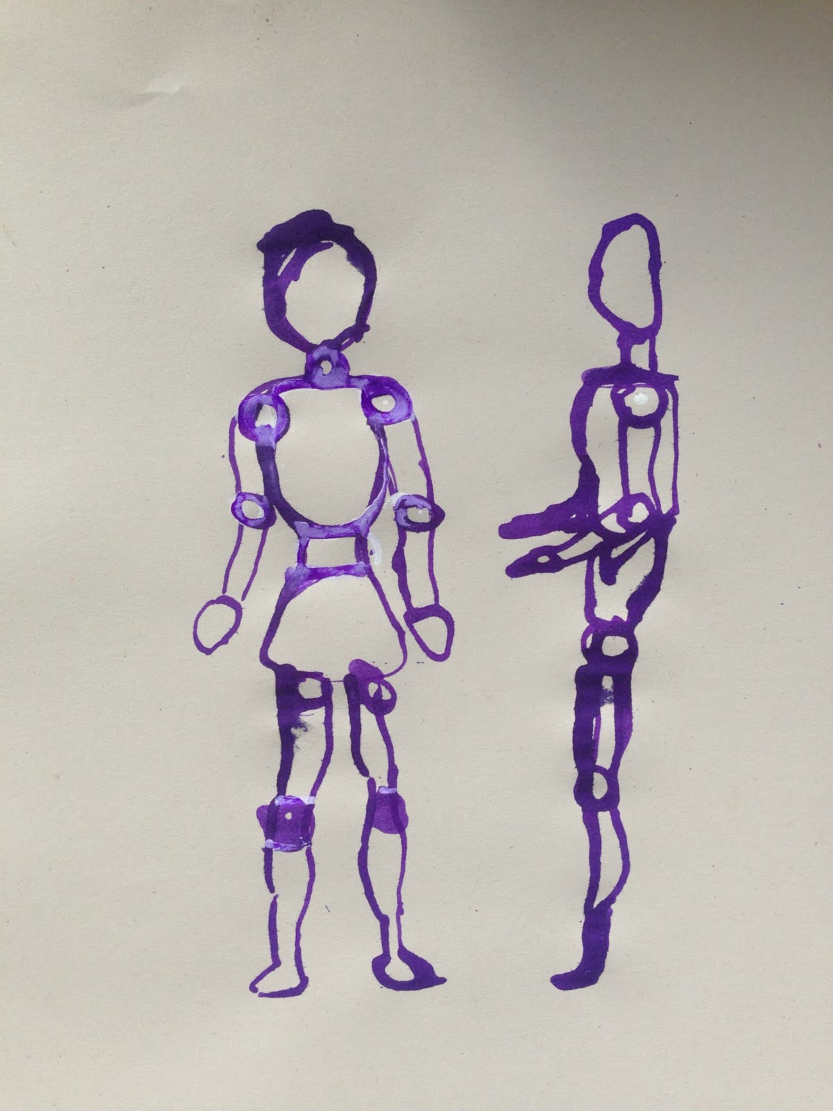 Art In The Classroom: Gestural Drawing- Capturing Movement using Oil ...