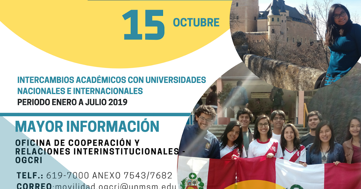 OGCRI - UNMSM: INTERCAMBIO 2019