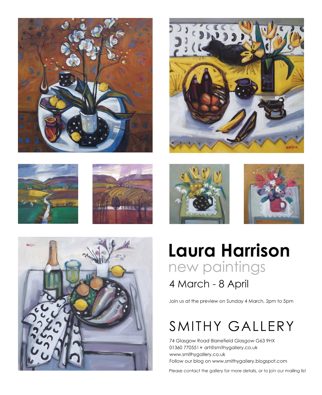 S M I T H Y G A L L E R Y: Laura Harrison - New Paintings