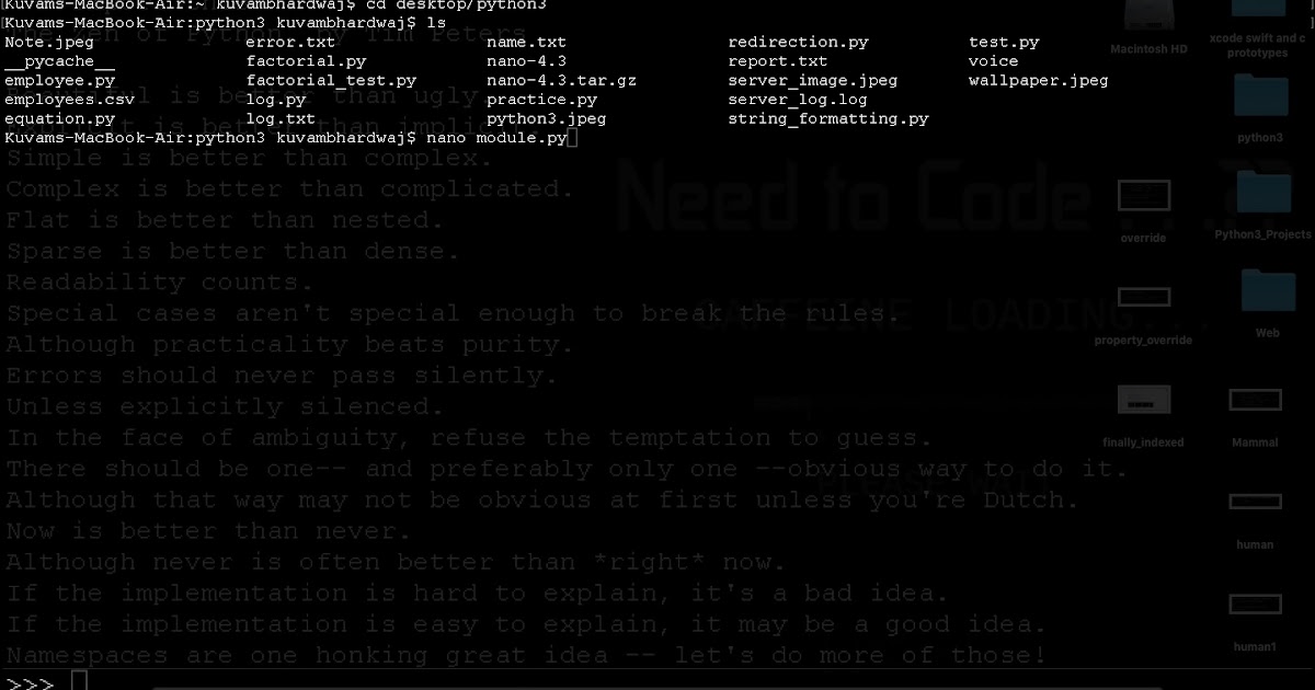 Python3 tutorial - 12 (intro to modules and server setup)