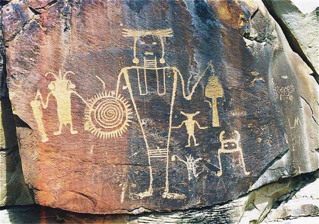 Native American rock carving symbols | Eve Warren : A History of...