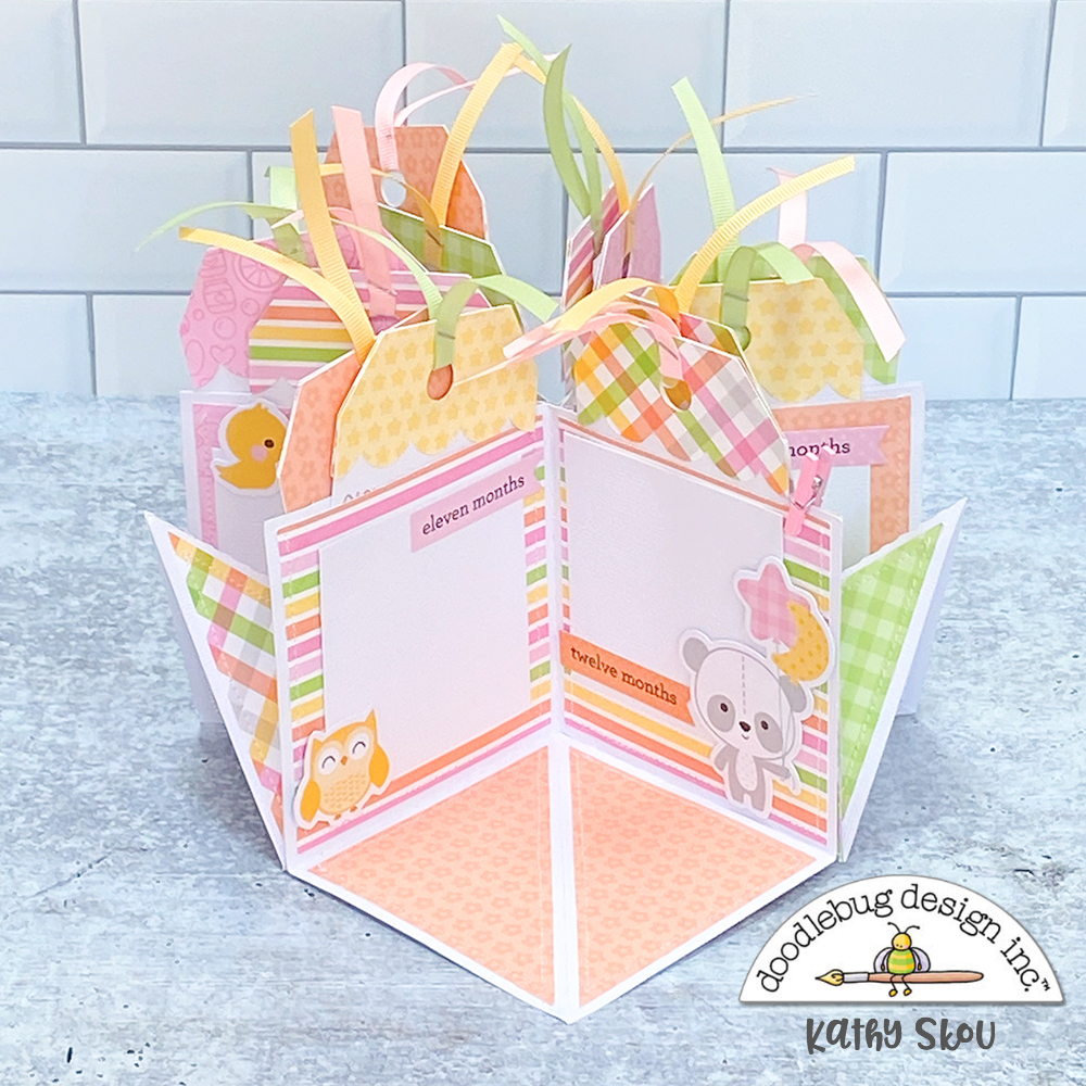 Doodlebug Design Inc Blog: BUNDLE OF JOY CIRCULAR POP UP BABY ALBUM ...