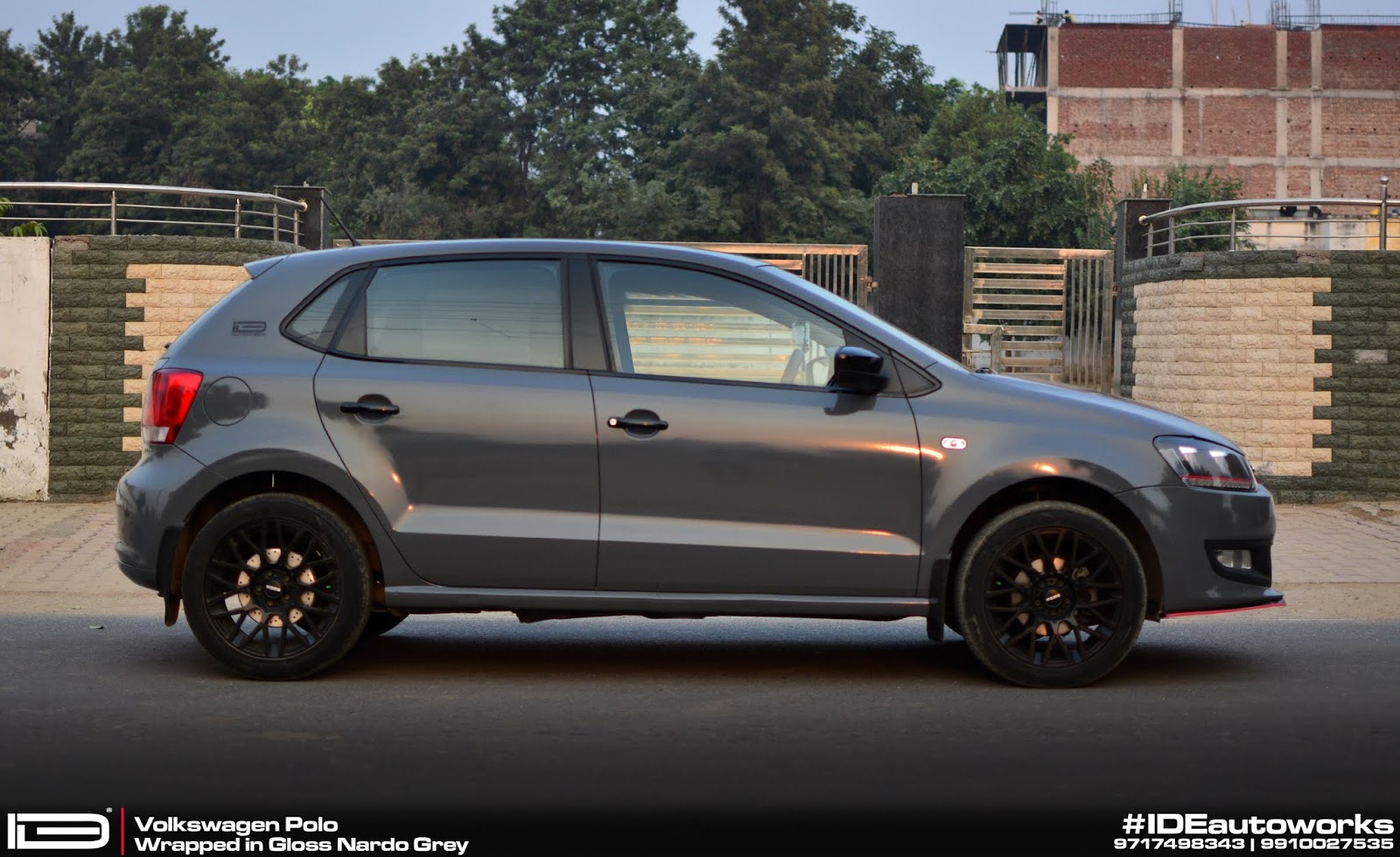 VW Polo: Nardo Grey Wrap | IDE Autoworks