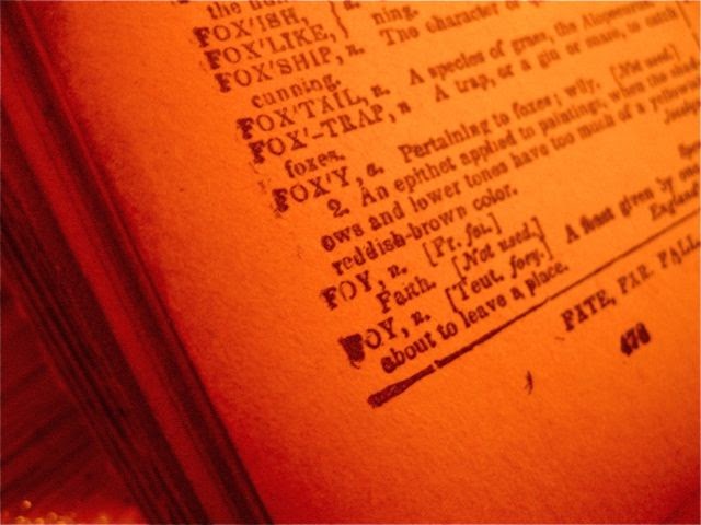 Beauty, and What It Means: Thoughts on a Word: Foxy