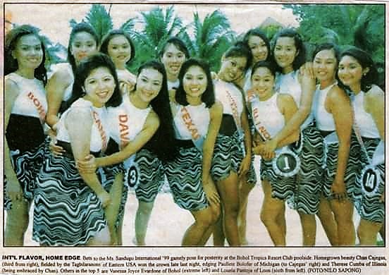 Bohol's Roving Eye: Memories from the 1999 Miss Bohol International Pageant