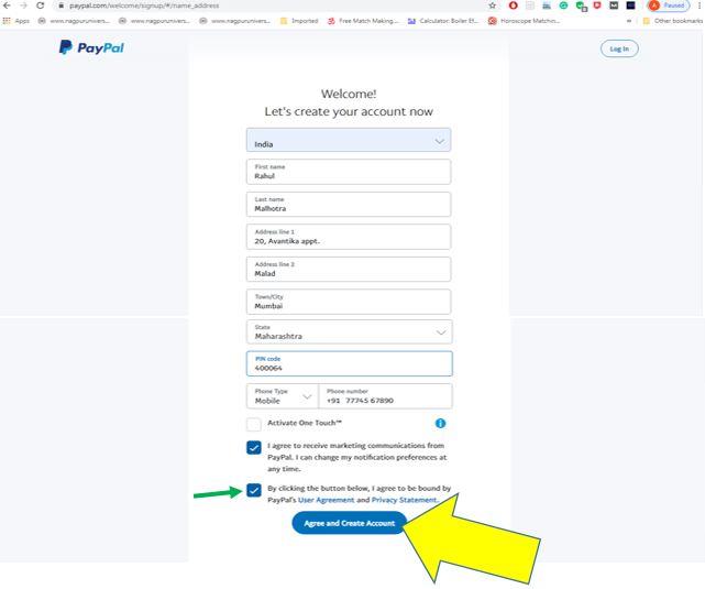 How to Create PayPal Account India or PayPal Sign Up online Free, by ...
