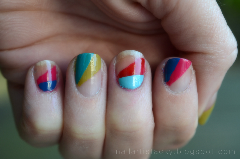 Nail Art Is Tacky: Rainbow Triangles