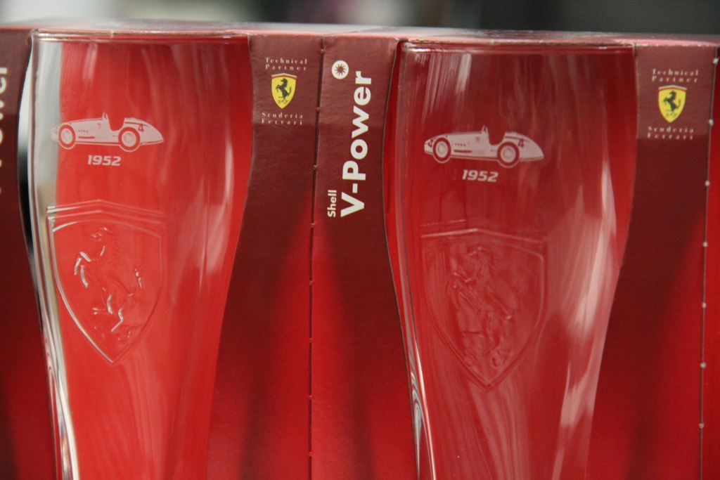 A DAY IN MY LIFE ...: Ferrari Glass