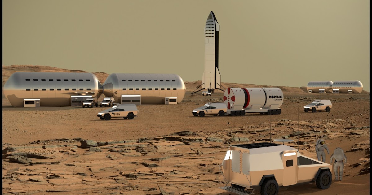SpaceX Mars Base Alpha concept by Sotiris | human Mars