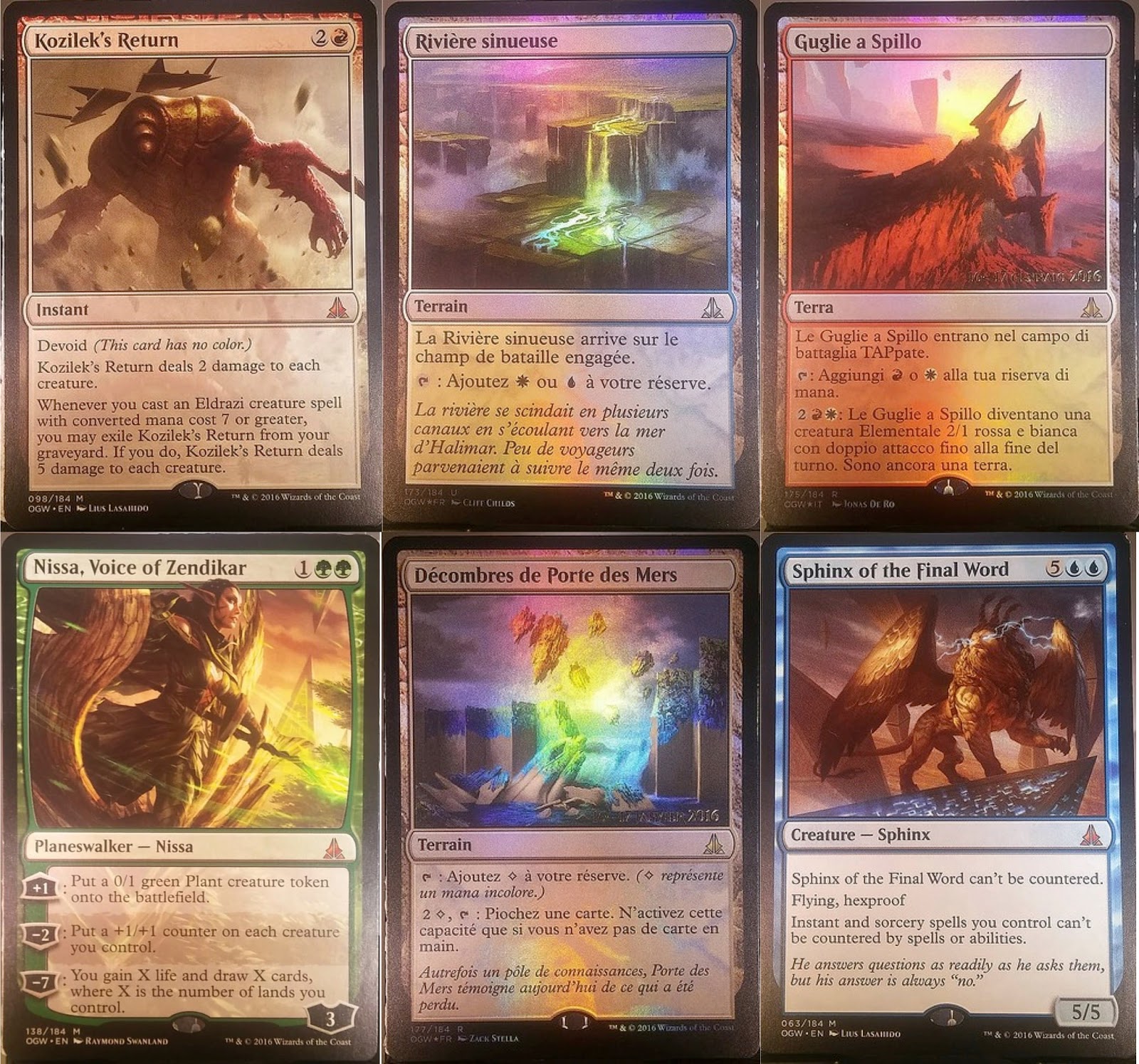 MTG Realm: Oath of the Gatewatch Spoilers 12-13