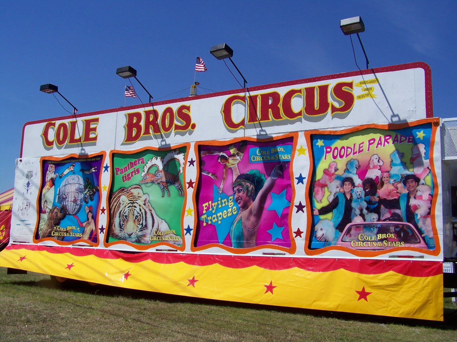 THE BALLOON MAN: COLE BROS CIRCUS OPENS SEASON IN DELAND! FROM LARRY SNYDER