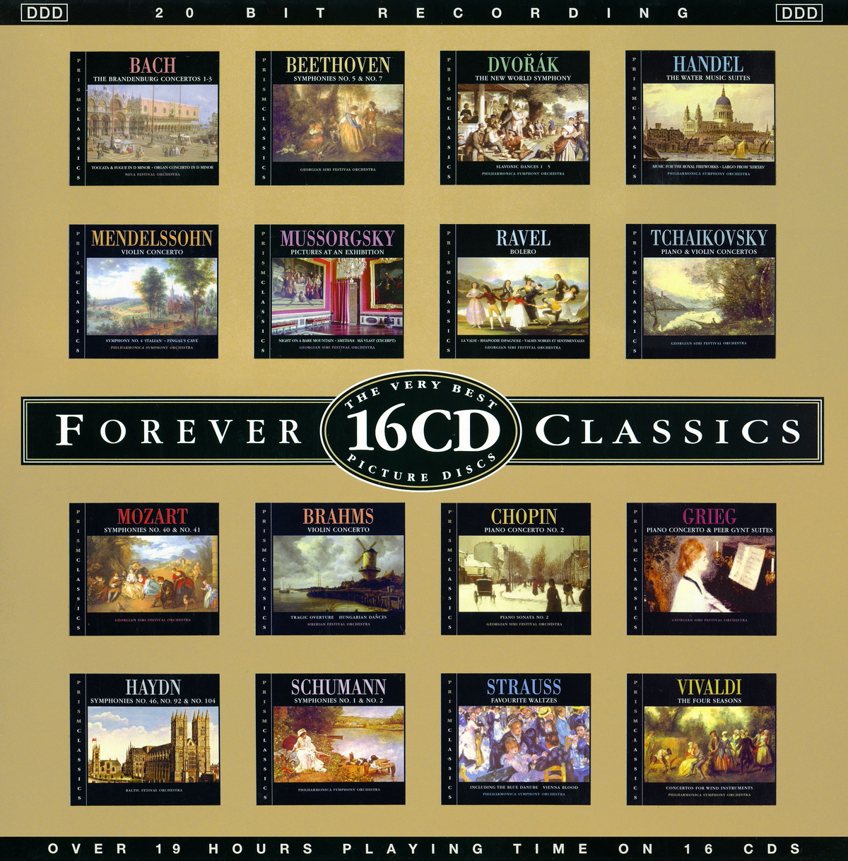 [Classical] Various Artists - Forever Classics (1997) (16CD) [FLAC]
