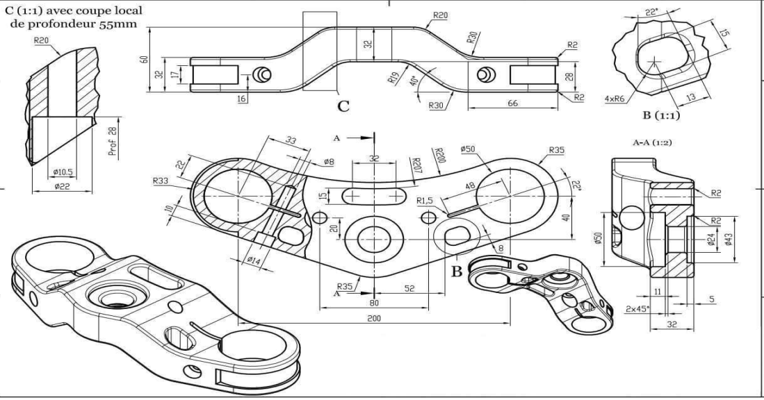 PIEZA DE EXAMEN CSWP SOLIDWORKS.