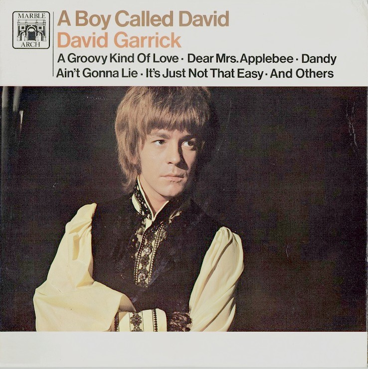 Rien que des vinyls: David GARRICK - 1968 - UK-MARBLE ARCH 822 - A boy ...