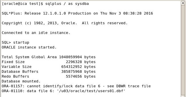 Recovering from the loss of datafiles using RMAN (Archivelog mode) | DB ...