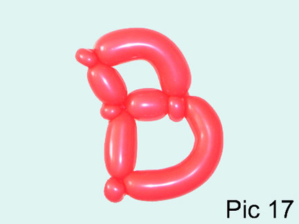 CLASSICAL: Balloon letter B