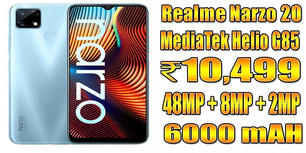 Realme Narzo 20 prize