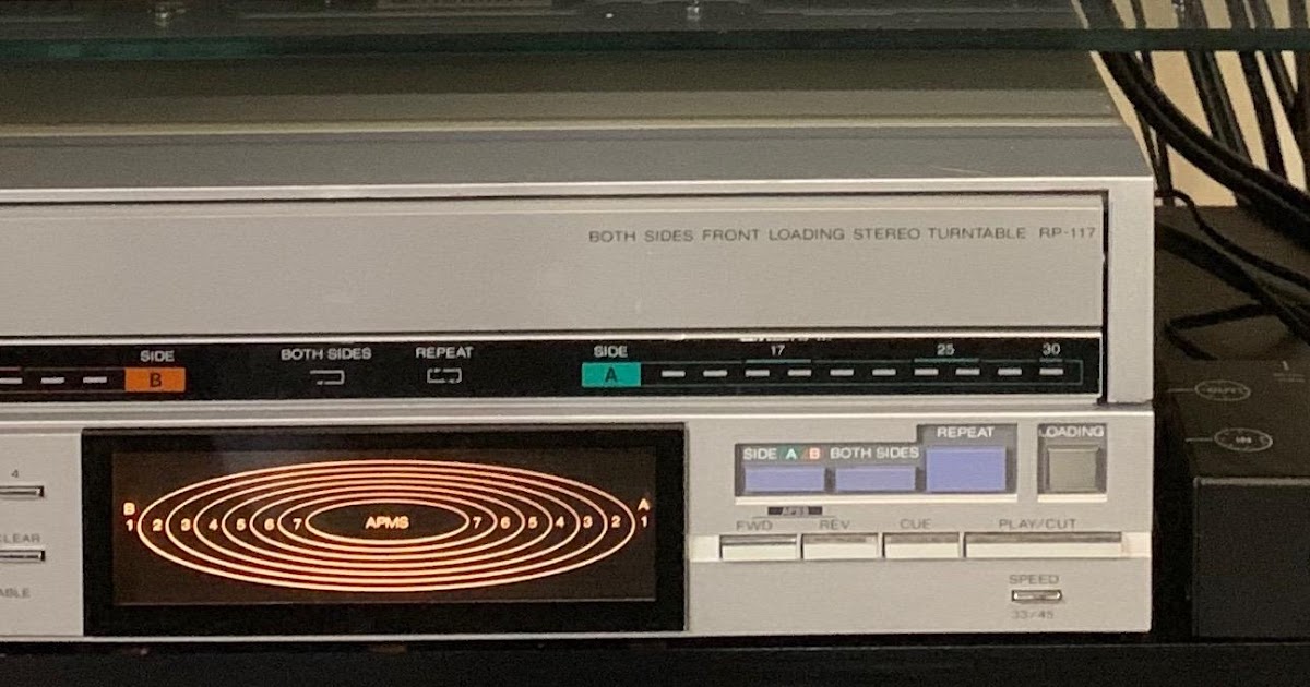 Sharp RP-117 Linear Turntable