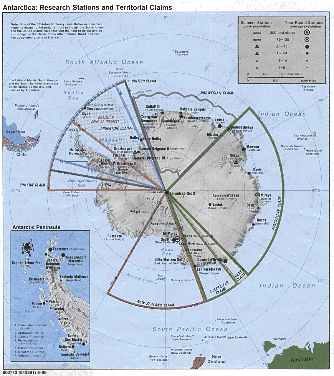 MAPS OF ANTARcTIC REGION ~ Klima Naturali™