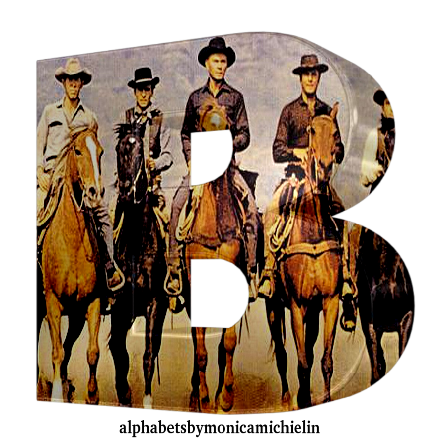 M. Michielin Alphabets: HORSE 'MAGNIFICENT SEVEN MOVIE' ALPHABET AND ...