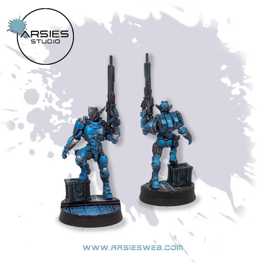 Javier González "Arsies", Miniature Painter: Infonity: Orc with feuerbach