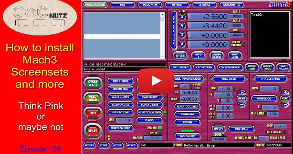 CNCnutz: How to install Mach3 Screensets - Episode 130