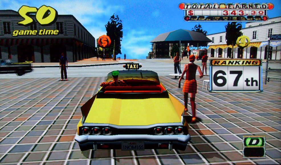 Classic Gaming Blog: Review: Crazy Taxi (PlayStation Network)