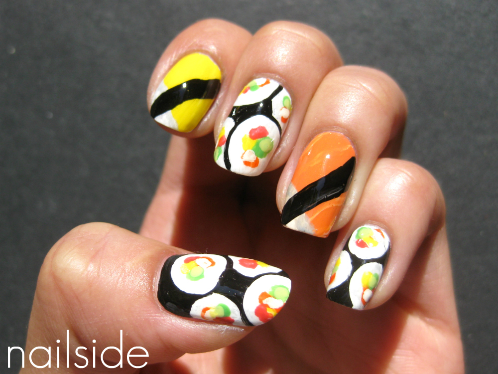 Nailside: Sushi inspired nails