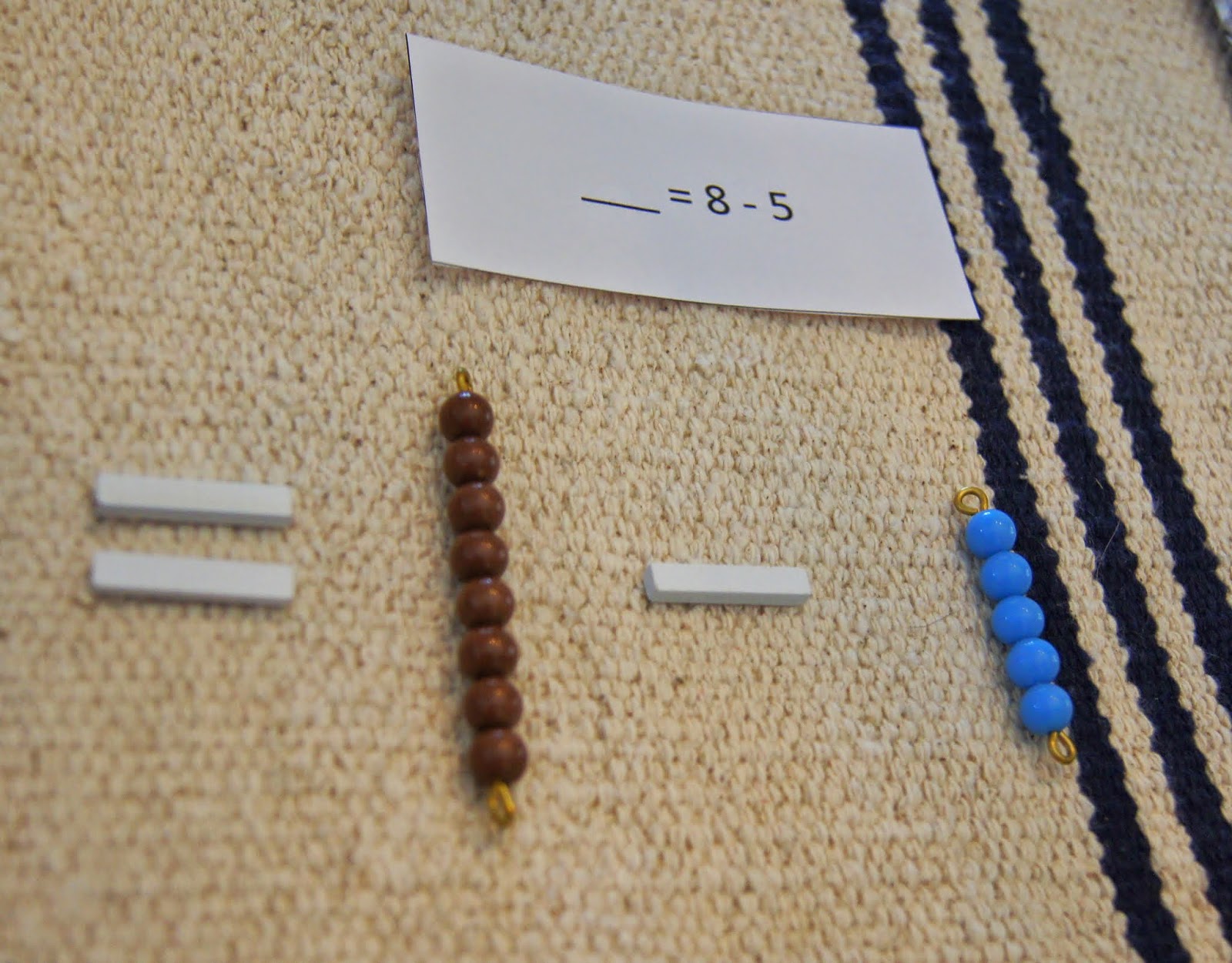 Montessori Subtraction Tables Work - "Making Montessori Ours"