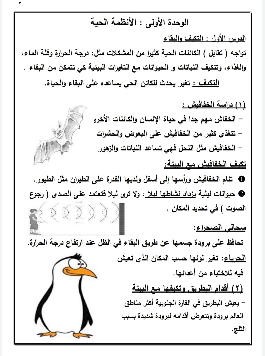 ملخص شرح ومراجعة العلوم للصف الرابع الابتدائى ترم اول 2018 مدرستى