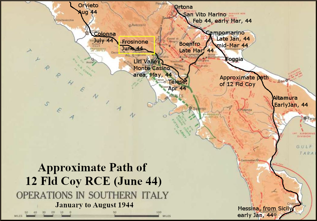 Dodecahedron Books: A Sapper’s War - 12 Fld Coy RCE History, Part 9 ...