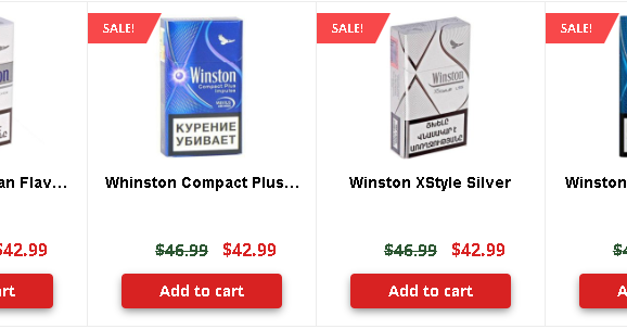 Winston Shop Online in USA: Winston cigarettes