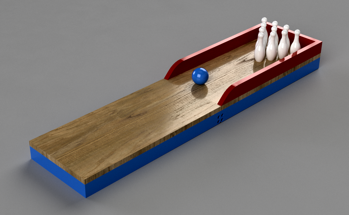 The Tinkers Workshop: Minature Bowling Alley Part 2