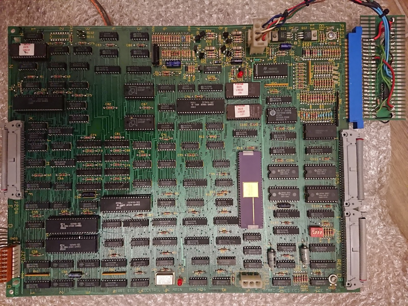 Arcade PCB Fever: Road Blasters by Atari