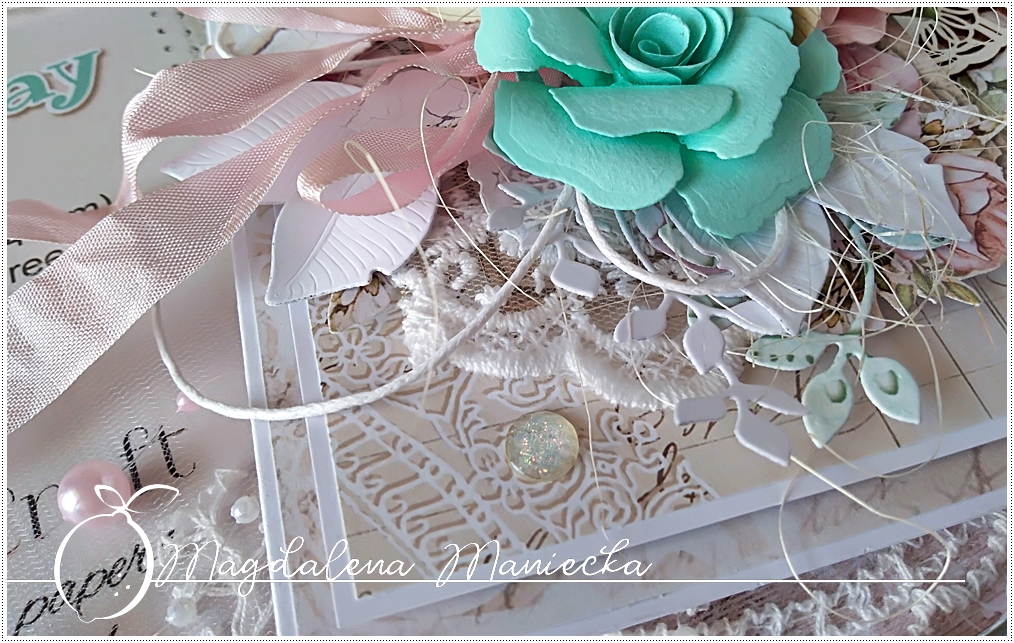 Kartka i exploding box w pastelach / A card and an exploding box in ...