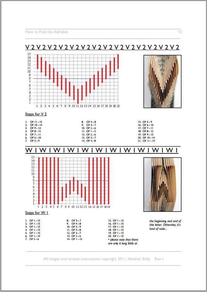 How to Fold Block Alphabet Letters